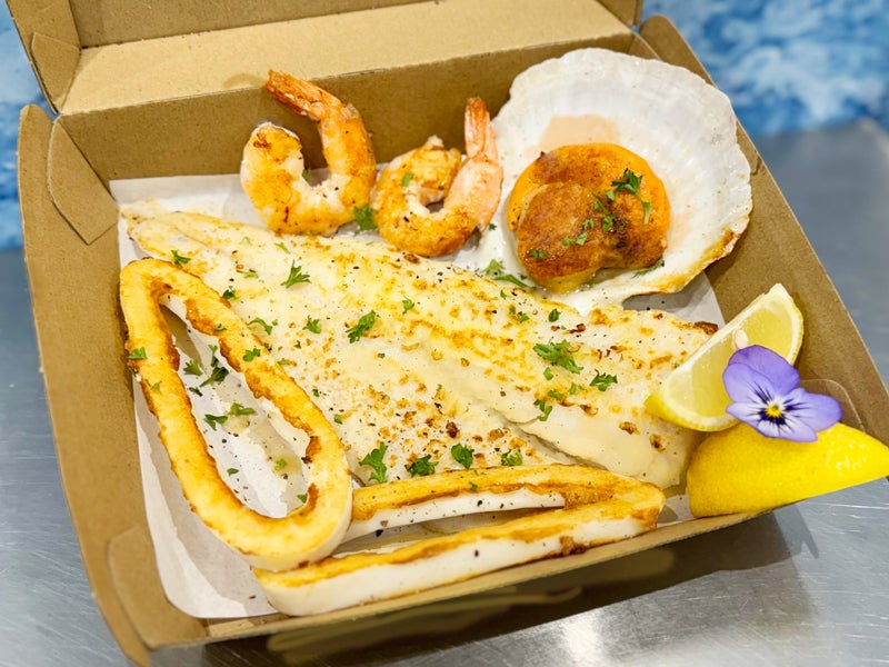 Grilled Seafood Box | Seafresh Tarragindi | Fish & Chips | Freshly ...